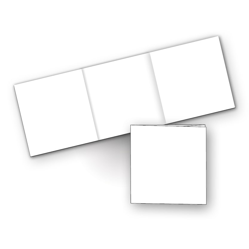 Square Trifold Brochure Printing with Free Shipping and Low Minimums